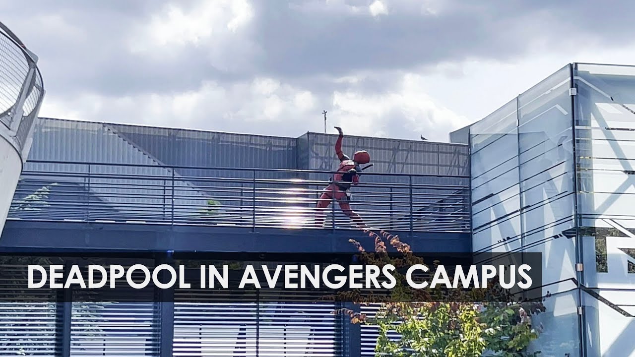 Deadpool in Marvel Avengers Campus (Disneyland Paris 2024) - YouTube