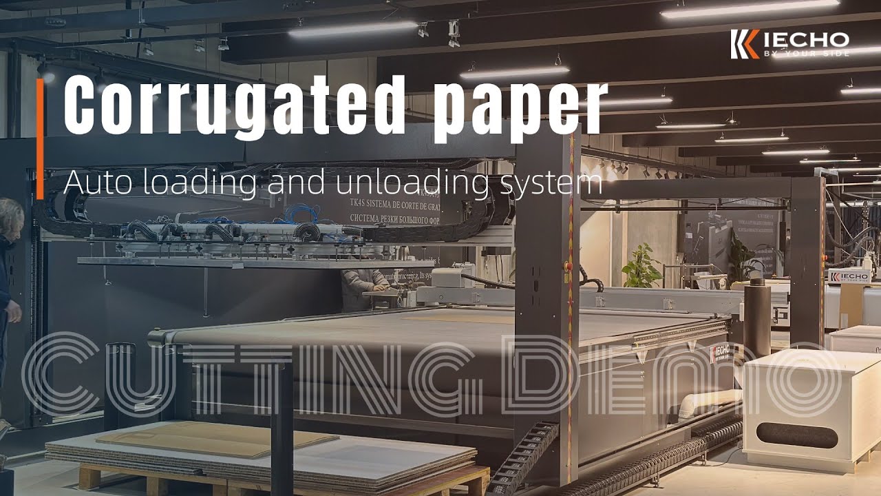 IECHO Auto loading and unloading system - YouTube