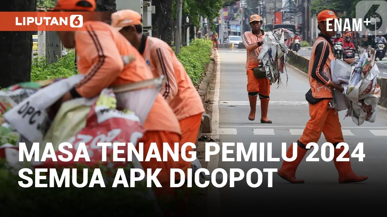 Masa Tenang Pemilu 2024, Semua Alat Peraga Kampanye Dicopot dari Ruang ...