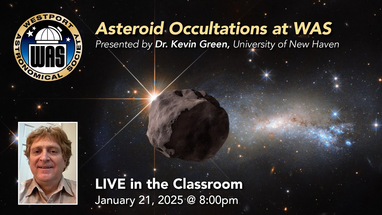 WAS January 2025 - Dr. Kevin Green – Asteroid Occultations at WAS: An ...