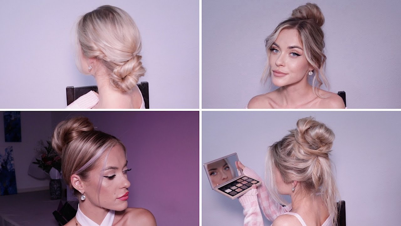 4 AMAZING UPDO TUTORIALS YOU NEED TO TRY - YouTube
