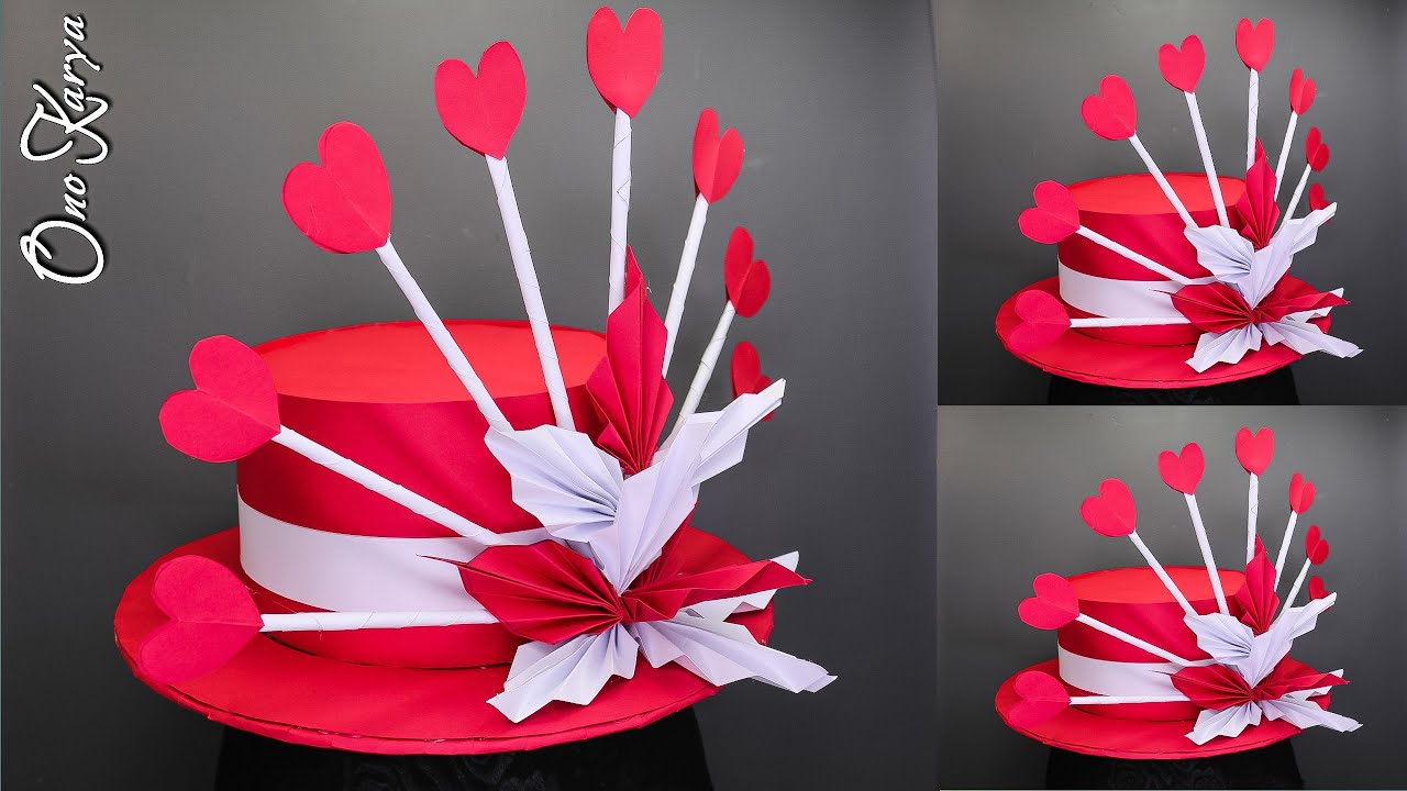 Topi karnaval merah putih dengan mahkota hiasan kepala 17 Agustus - YouTube