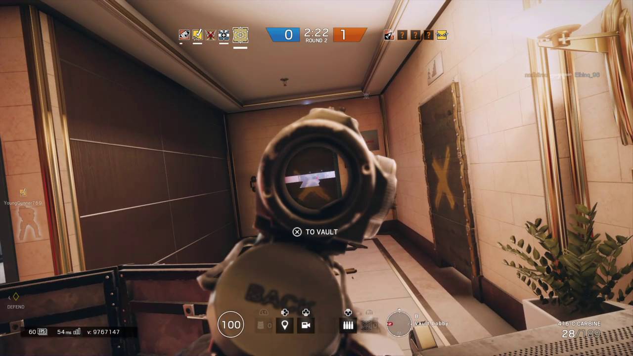 R6:Siege Solid Vault Defence/Teamwork As Jager - YouTube