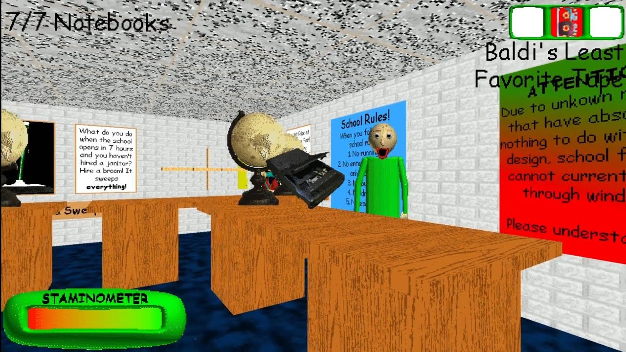 Baldi's Basics Classic Remastered Party Style - YouTube
