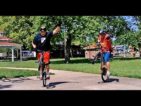 OLD SCHOOL BMX FLATLAND FREESTYLE - 50 YEAR OLD BMX RIDER 2023 - YouTube