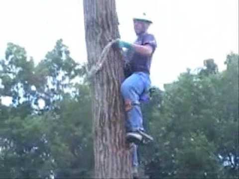 Spar Pole Climbing - YouTube