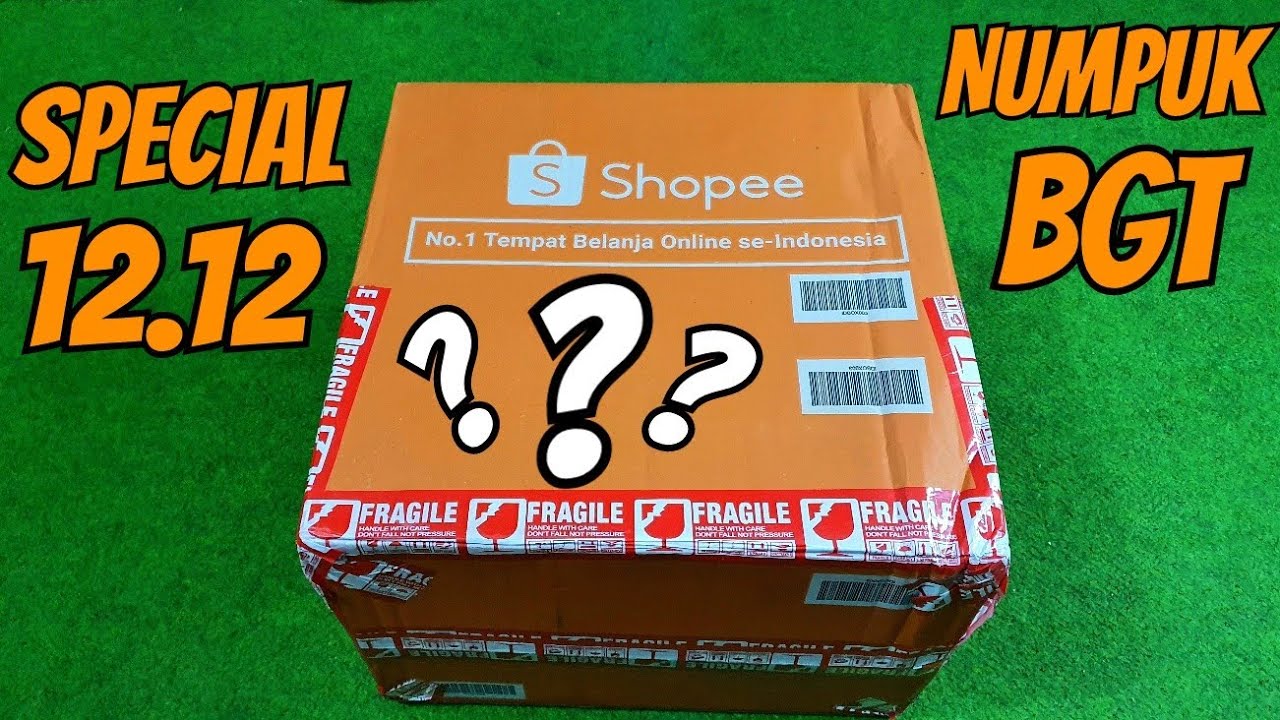 NUMPUK BGT!!! UNBOXING MISTERI BOX 12.12 - YouTube