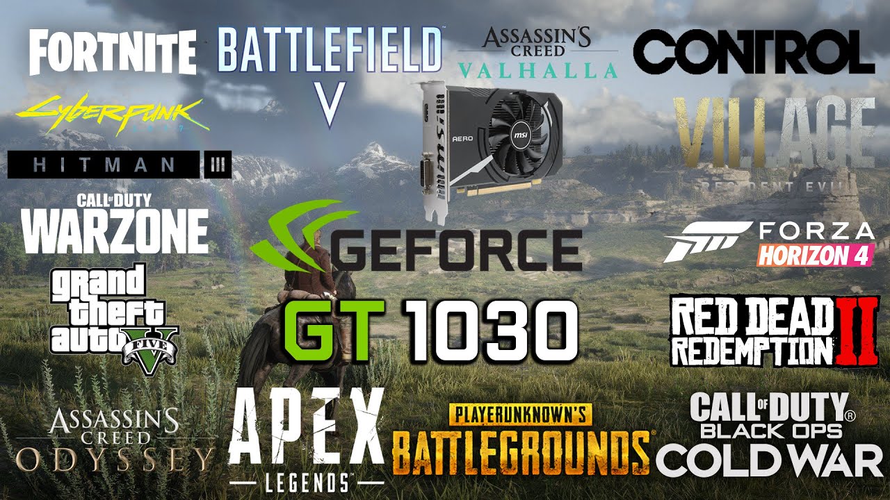 GT 1030 Test in Best 15 Games in 2021 - YouTube