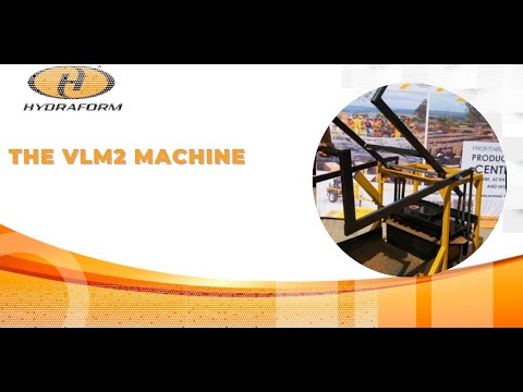 Hydraform VLM2 Cement Brick, Block & Paver Machine - YouTube