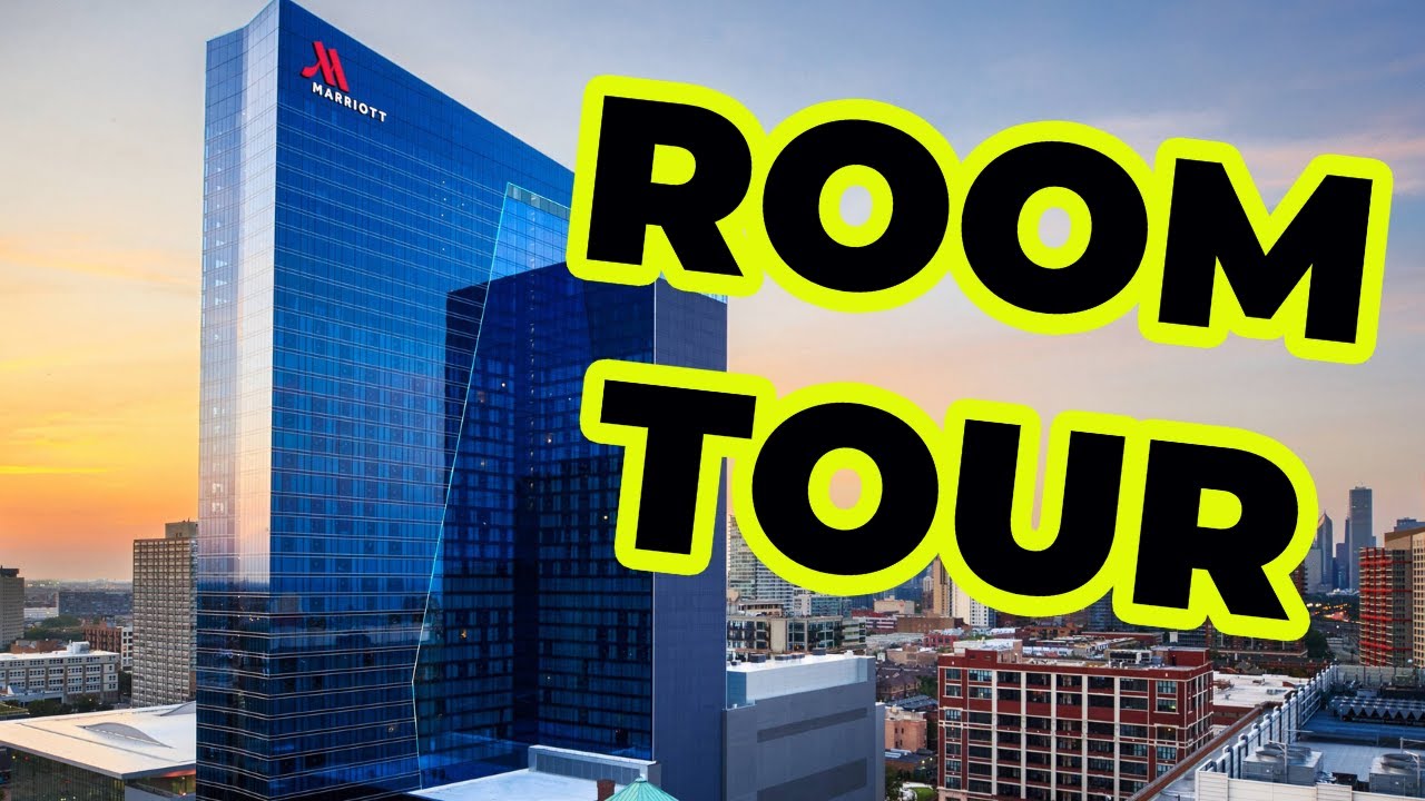 CHICAGO HOTEL ROOM TOUR | THE MARRIOTT MARQUEE MCCORMICK PLACE - YouTube