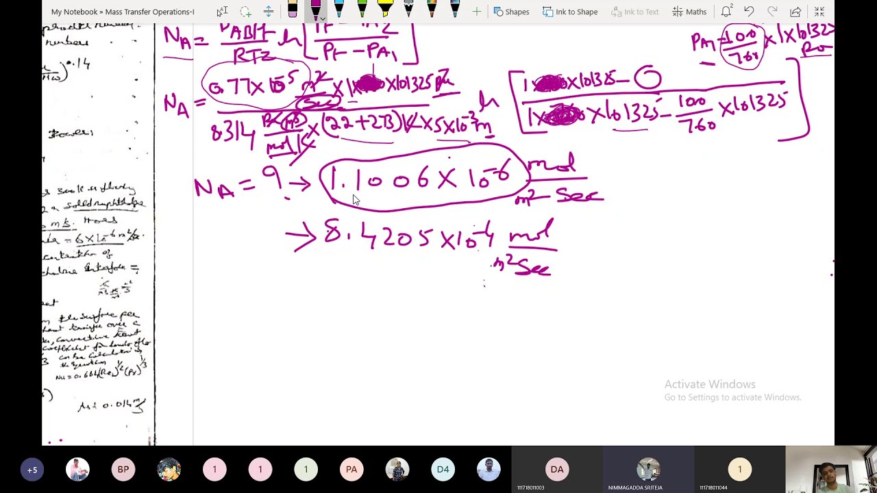 1.22) Mass Transfer Operations-I: Unit 1 (Problems Solving Continuation ...