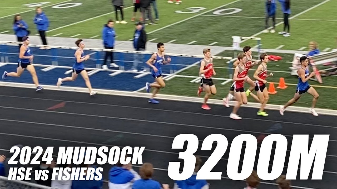 2024 Mudsock - HSE vs Fishers Boys 3200M - Zach Swedarsky - YouTube