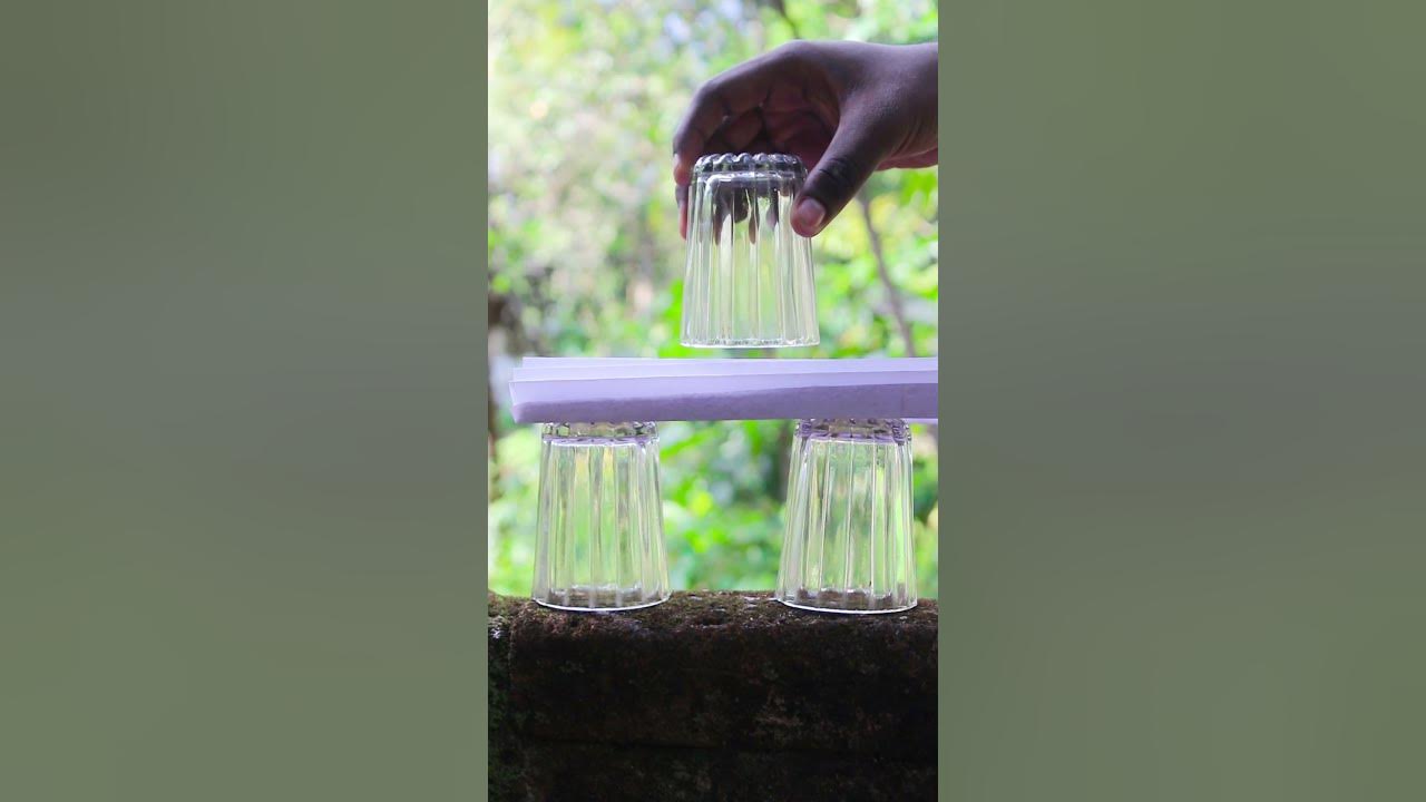🥛glass 🆚 Paper Experiment🤣 Gone Wrong😱 Funfull Techys Shorts Youtube