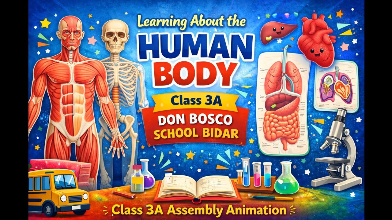 Amazing Human Body |Class 3A Assembly Animation . Science - YouTube