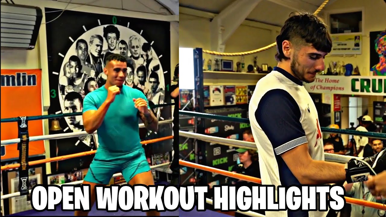 MISFITS BOXING 17 OPEN WORKOUT HIGHLIGHTS - YouTube