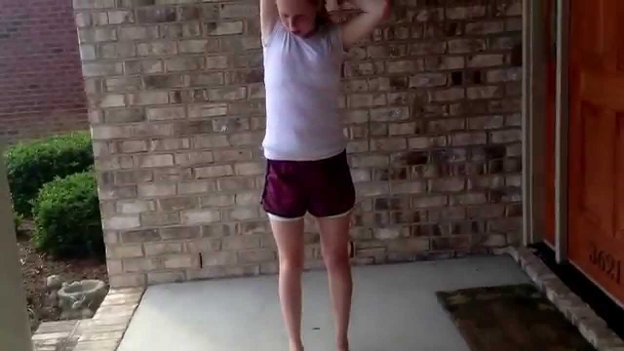 Cheer stretches - YouTube