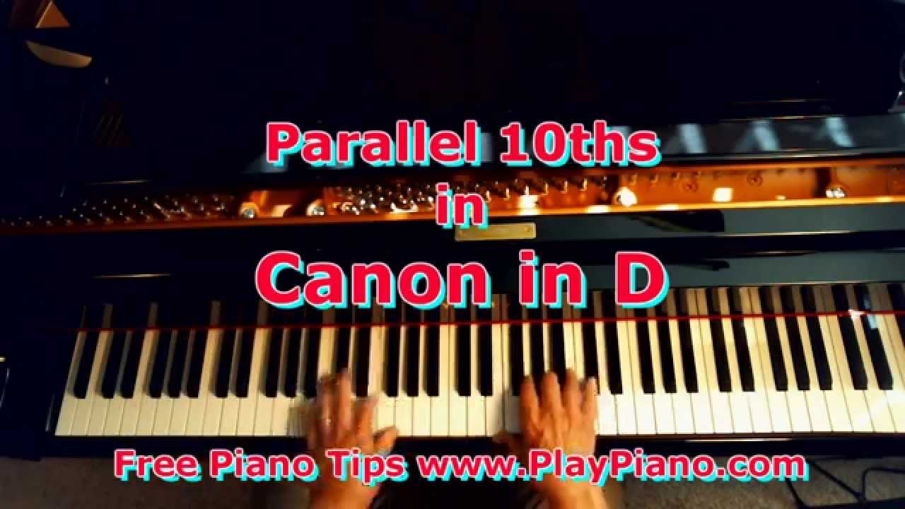 Parallel 10ths in Canon in D - YouTube