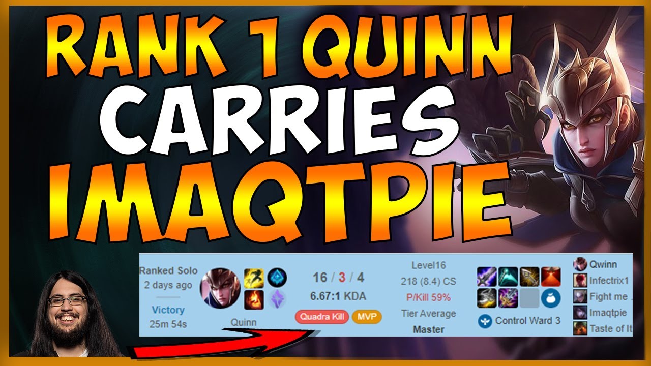 RANK 1 QUINN HARD-CARRIES IMAQTPIE IN GRANDMASTER (HOW TO SNOWBALL LEAD ...