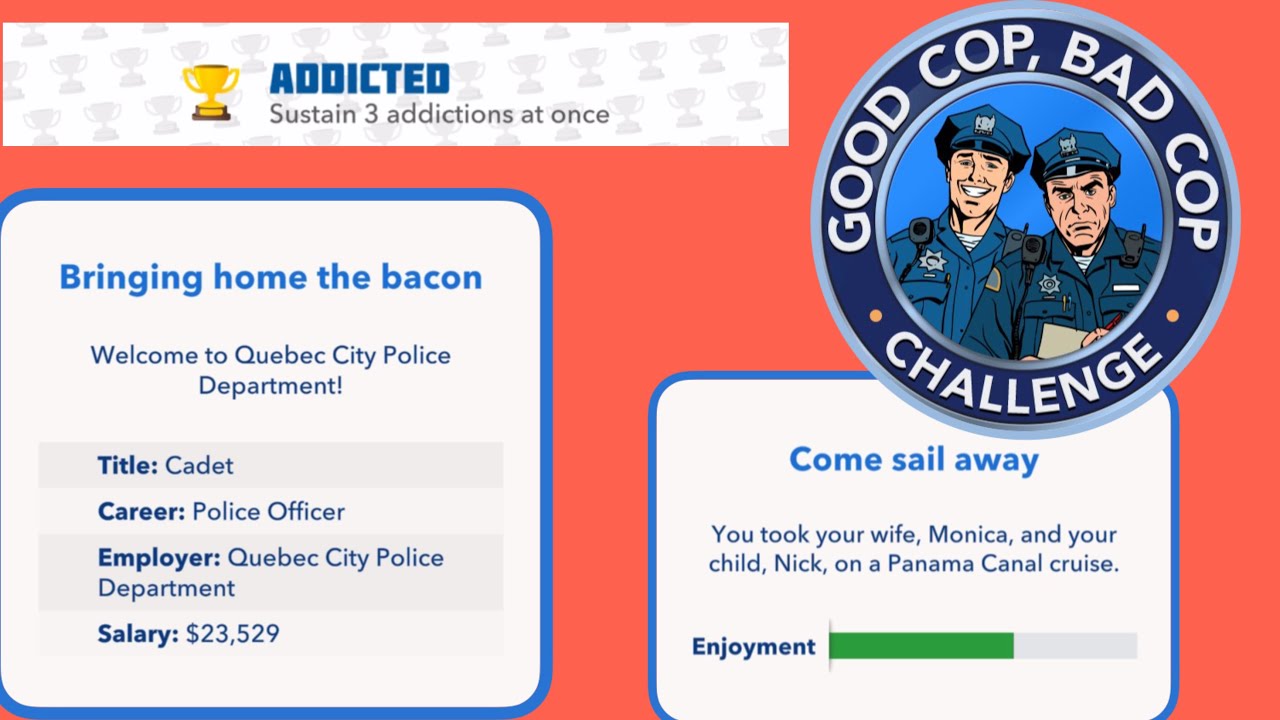 HOW TO COMPLETE THE GOOD COP, BAD COP CHALLENGE | BitLife - YouTube