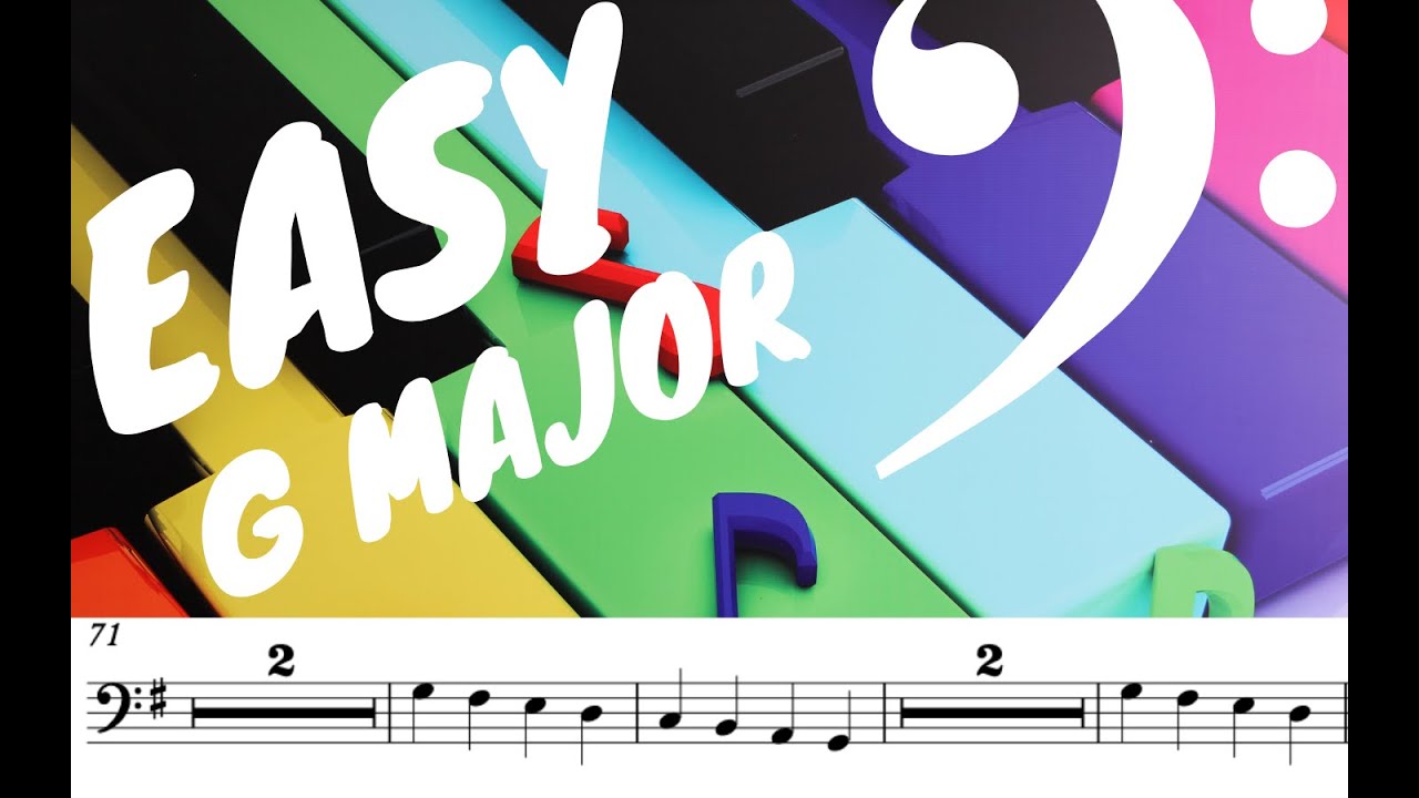 G Major scale workout TROMBONE TUBA BASS BASSOON EUPHONIUM CELLO ALL ...