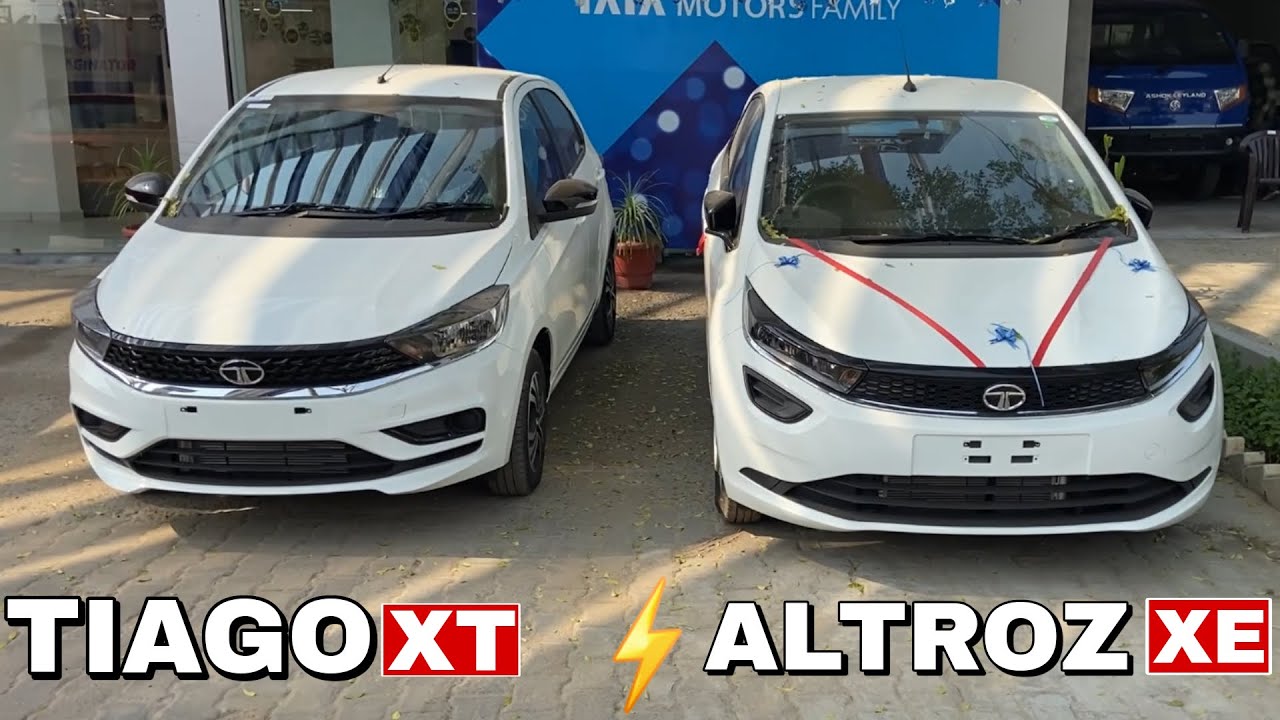 Tata Tiago Xt Vs Tata Altroz XE Base Model 2022 || Altroz Xe Tiago XT ...