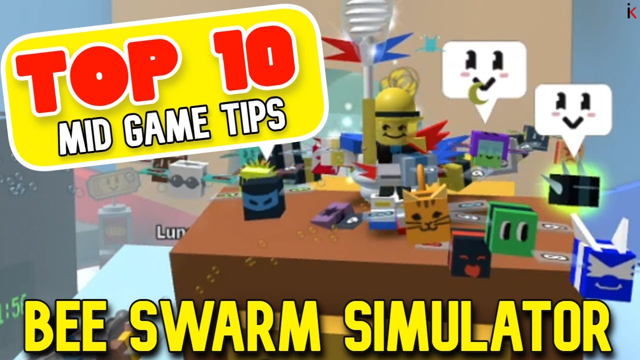 TOP 10 Tips For Mid Game | Bee Swarm Simulator | Roblox | Ep. 179 - YouTube