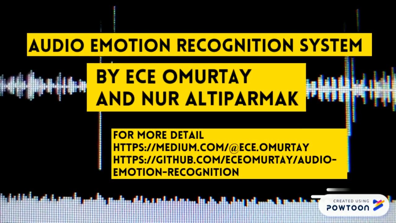 Audio Emotion Recognition Video Presentation - YouTube