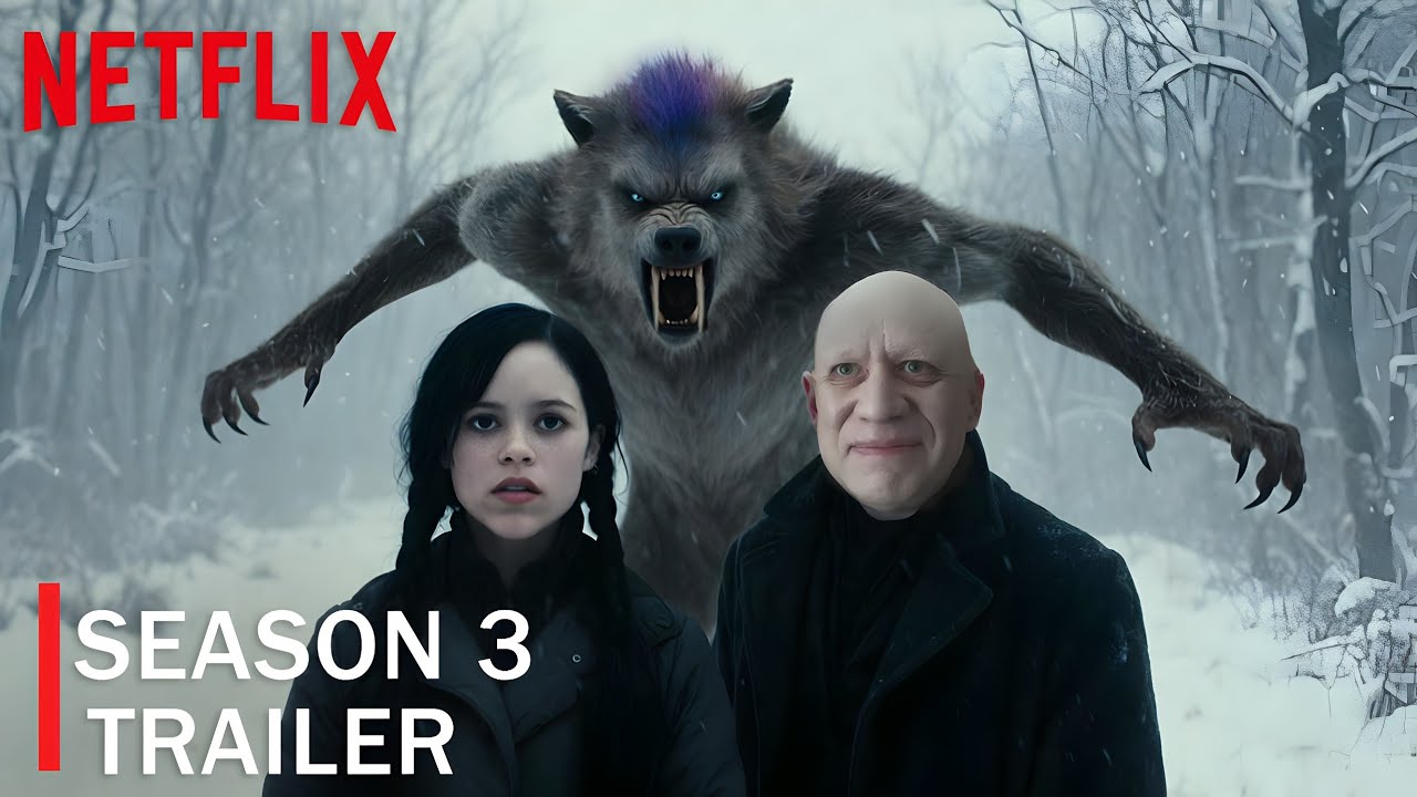 WEDNESDAY: SEASON 3 - First Trailer | Jenna Ortega | Netflix Concept ...