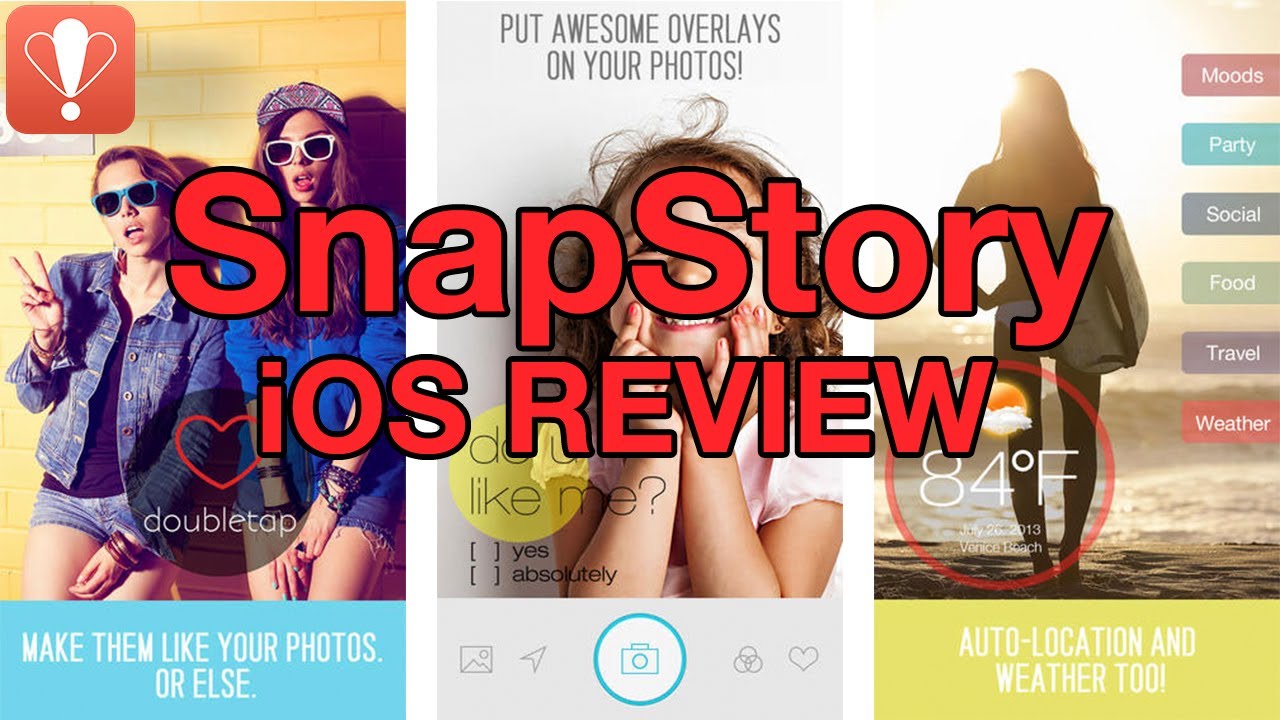 SnapStory iOS App Review - YouTube