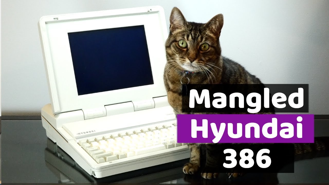This Hyundai 386 LT-6 Laptop from 1991 is Hiding a Few Nasty Surprises ...