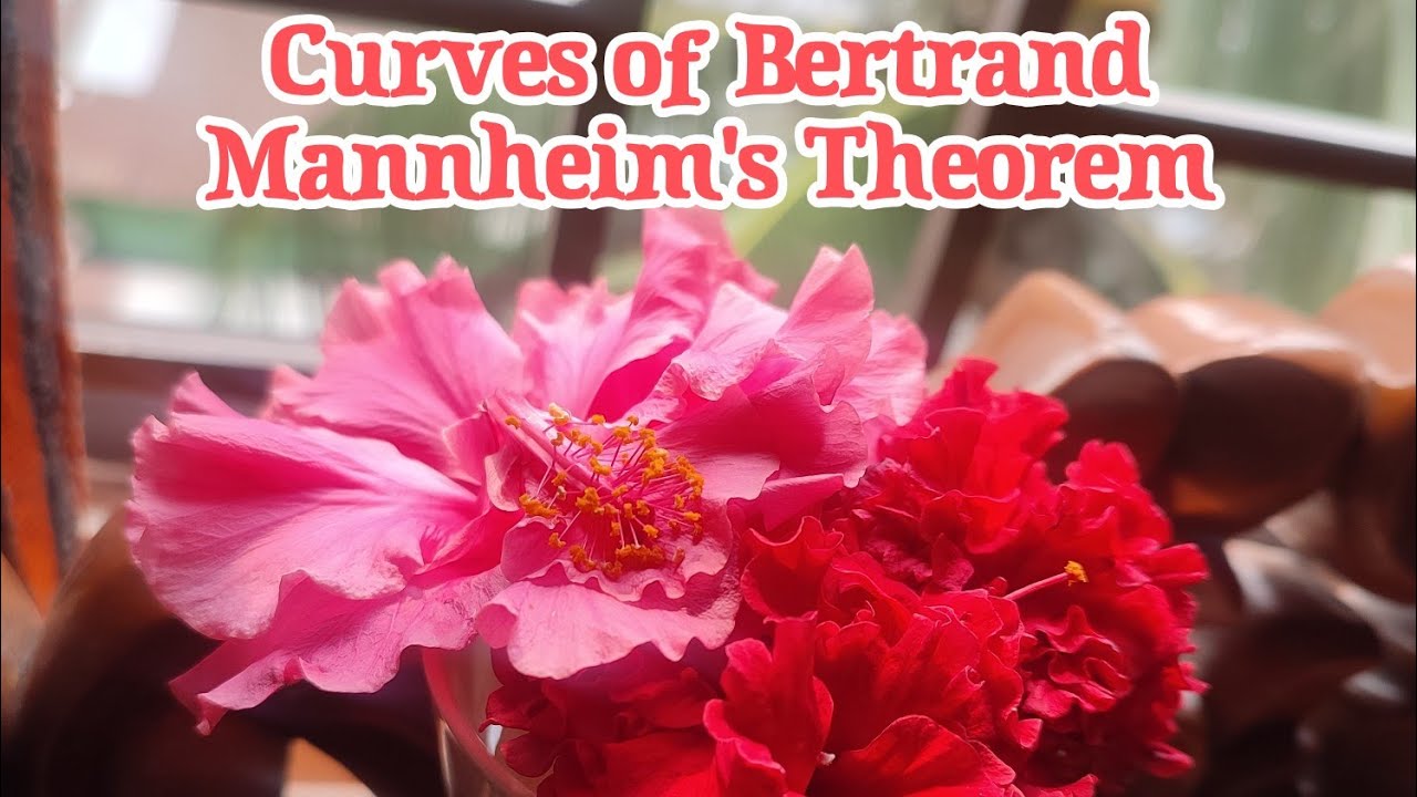 12.Differential Geometry| Bertrand Curve| Spherical Indicatrices ...