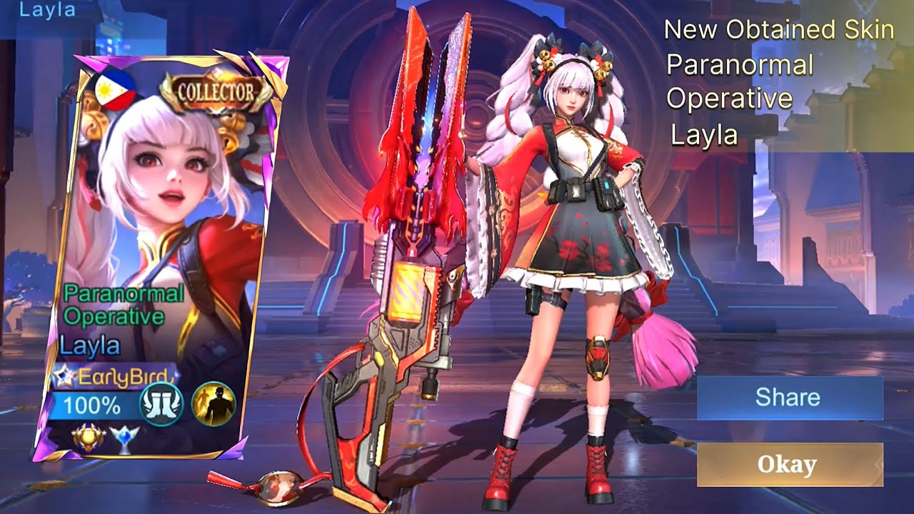 Layla PARANORMAL OPERATIVE COLLECTOR SKIN IS FINALLY HERE 😻 | HOW MUCH💎 ...