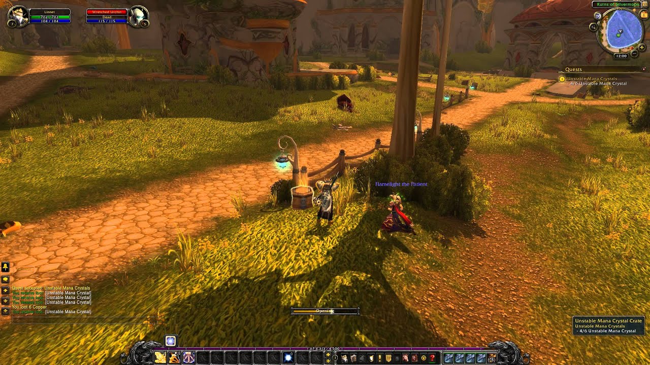 Unstable Mana Crystals Quest Playthrough - Eversong Woods - YouTube