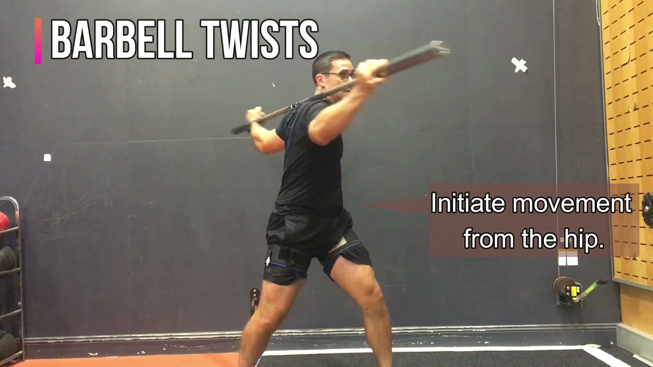 Barbell Twist - YouTube