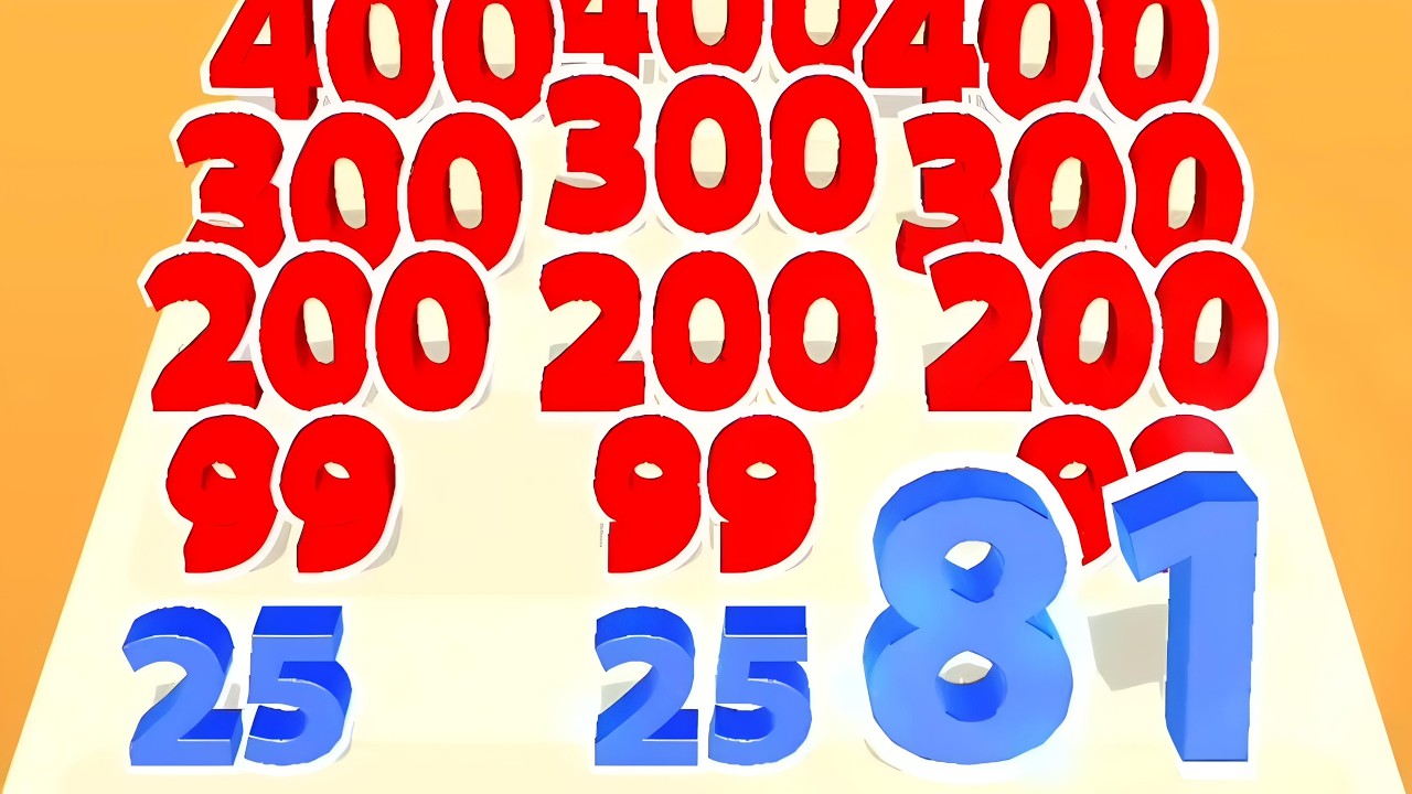 Numbers Run - get mastery of numbers in ASMR level gameplay of more ...