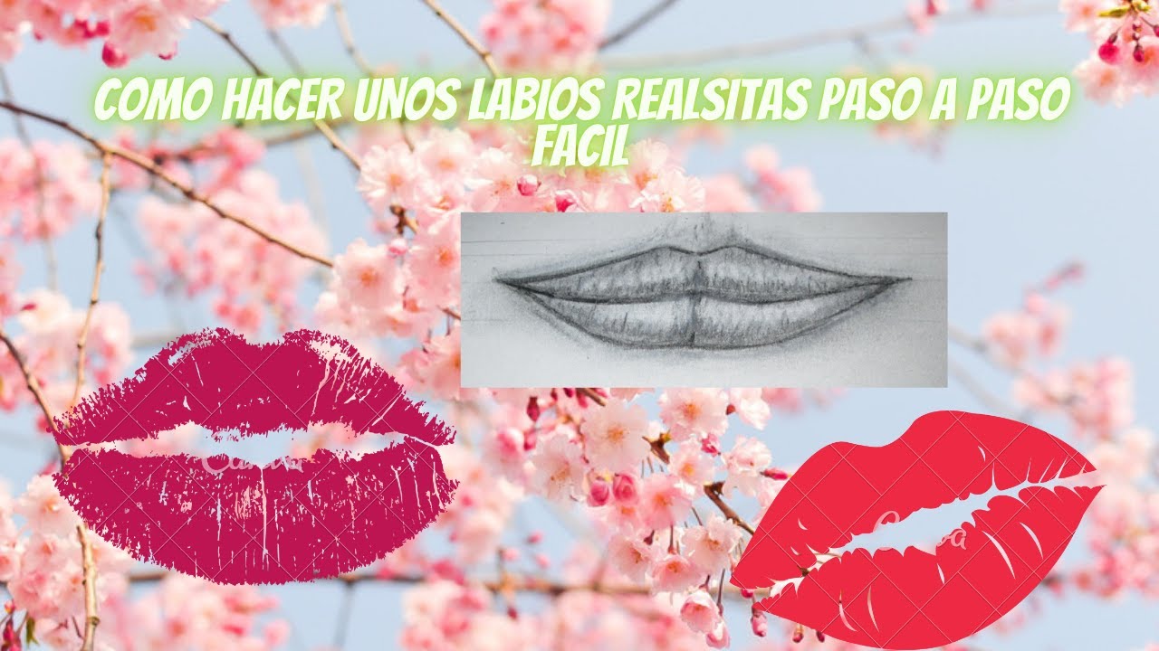 COMO HACER UNOS LABIOS REALISTAS PASO A PASO FACIL - YouTube