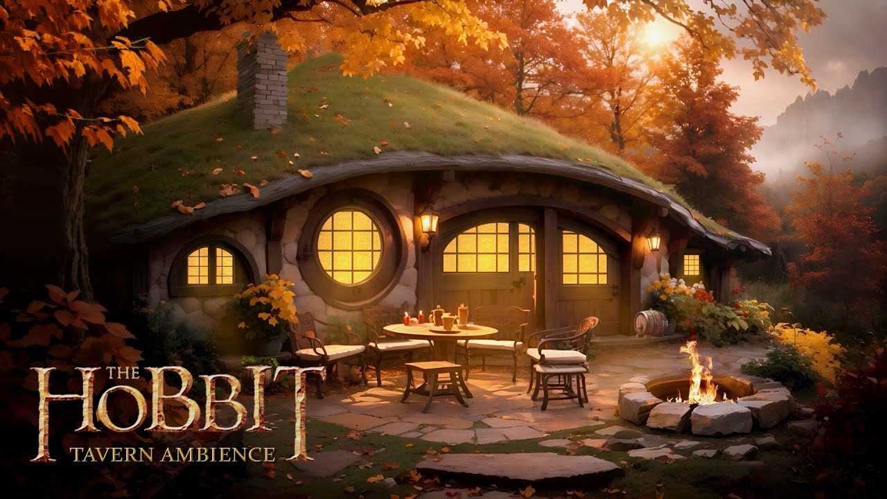Autumn 🍁 Hobbit Tavern Ambience 🍁 The Lord of the Rings - YouTube