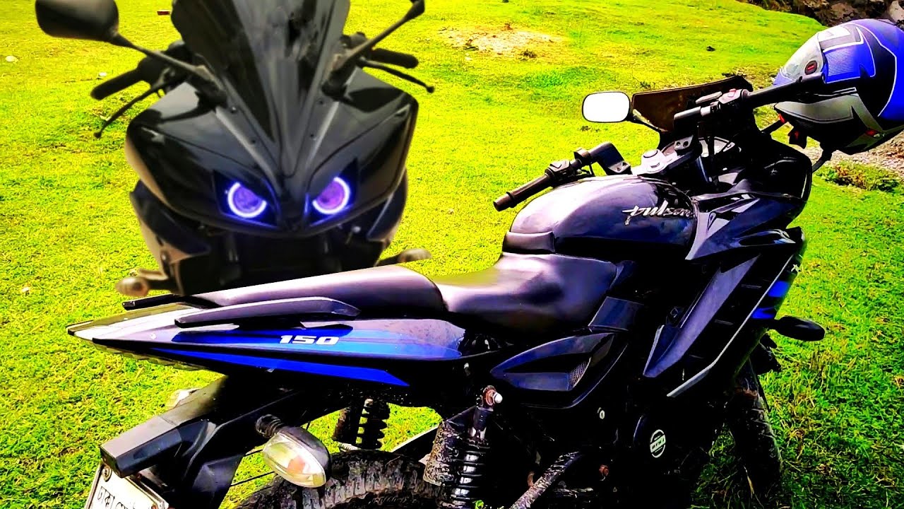 Pulsar 150 Modified To 220F | Pulsar 150 Modified To R15v2 Front Look ...