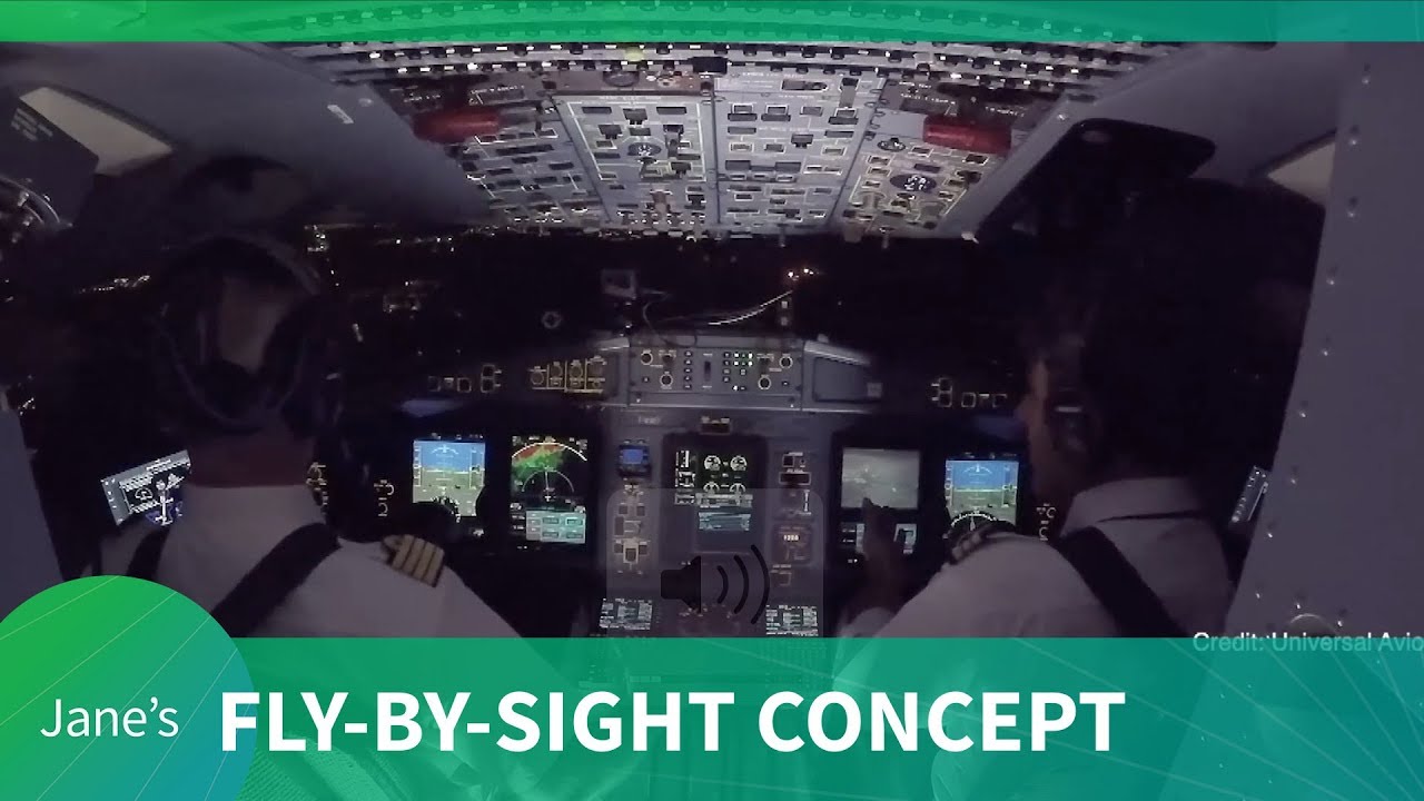 Universal Avionics debuts new 'Fly-by-Sight’ concept - YouTube