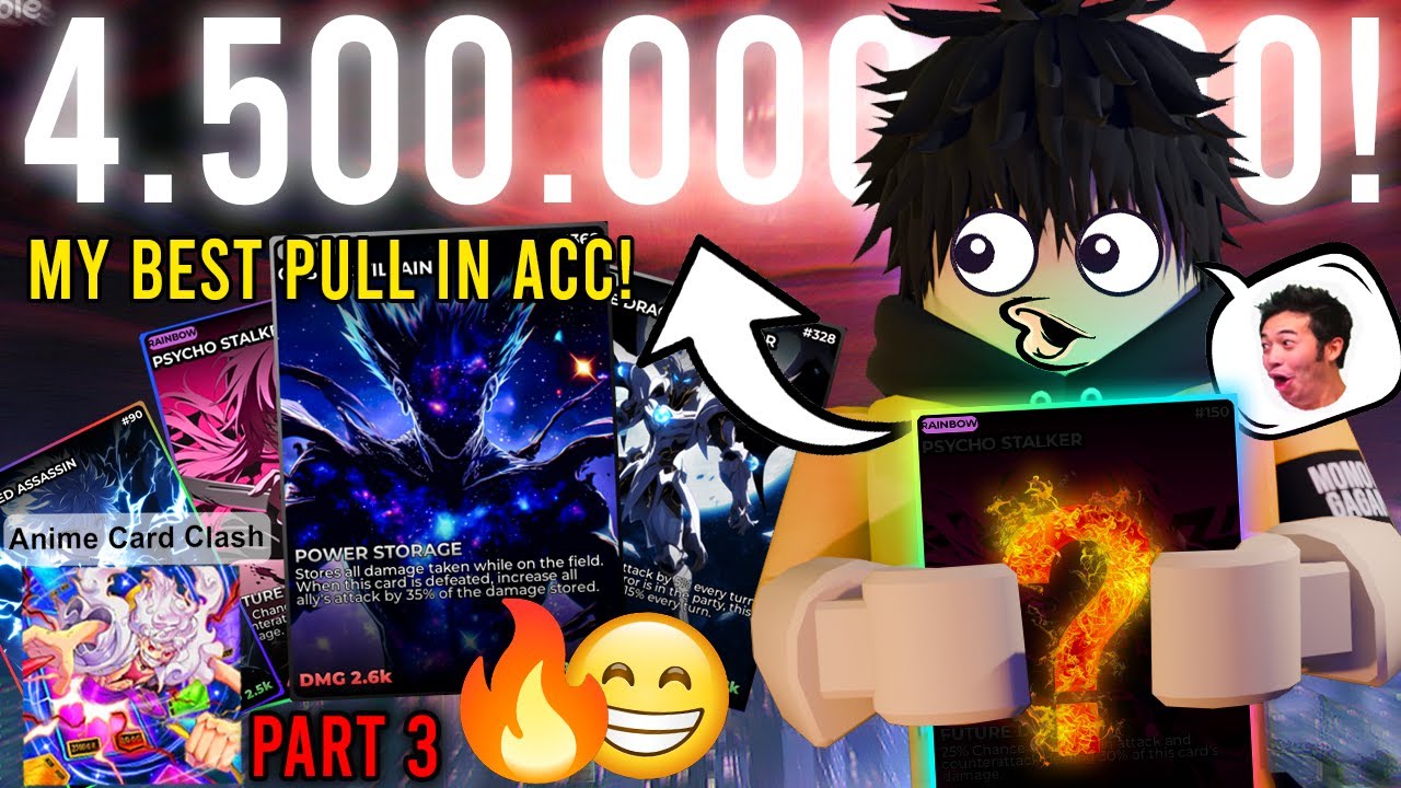 NO WAY! MY BEST PULL I GOT 4.500.000.000 CARDS!! - I Beat Anime Card ...