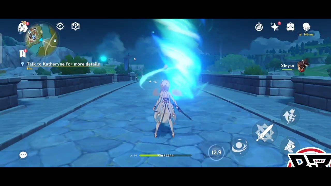 Lumine Traveler Anemo Slow Motion - Ultimate - Genshin Impact - YouTube