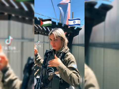 İsrail'i kadın askerin tiktok videosu