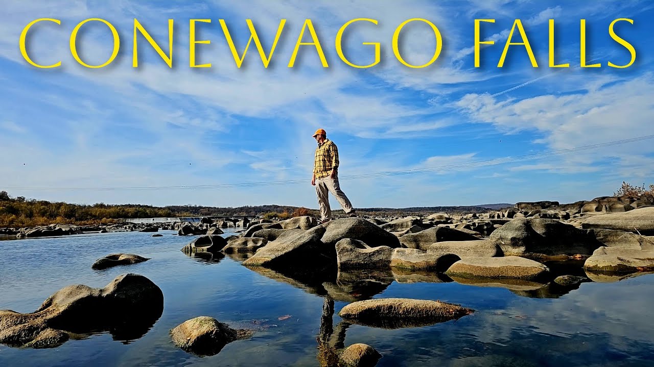 Can I Brave the Susquehanna? Unbelievable Low Water at Conewago Falls! - YouTube