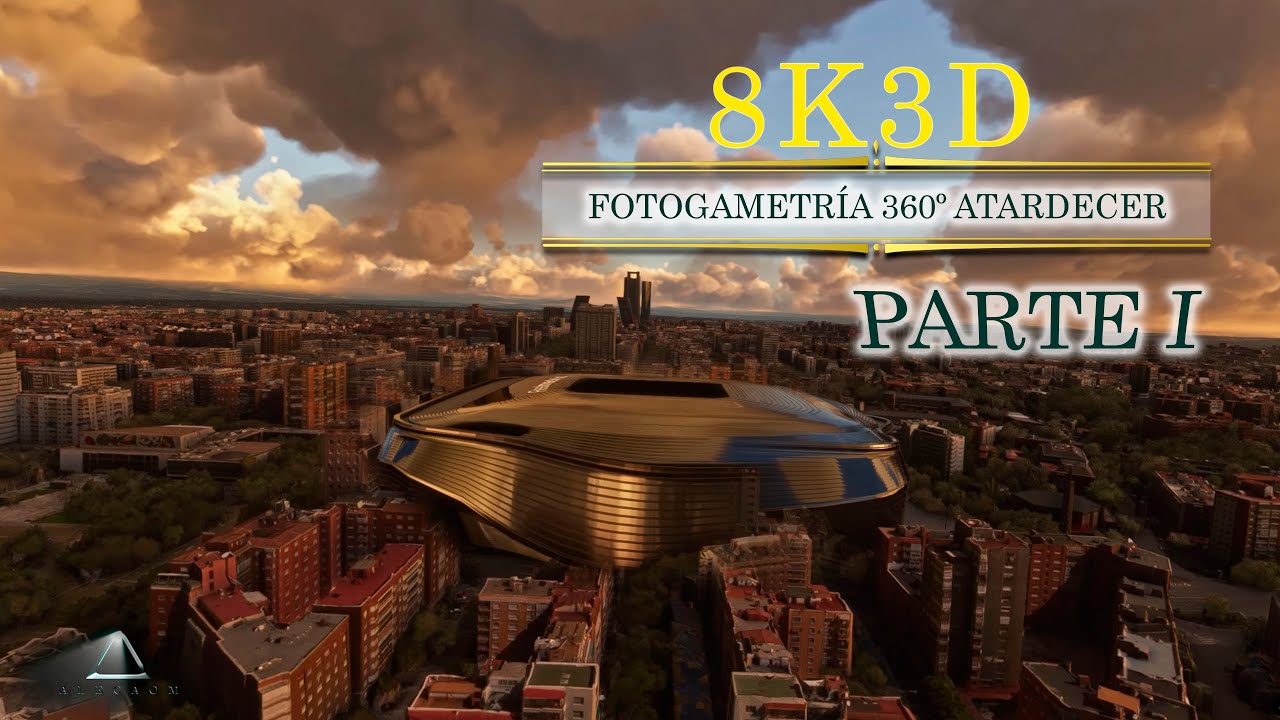 ¿Cómo brilla? 8K 3D Fotogrametría del nuevo Estadio Santiago Bernabéu ...