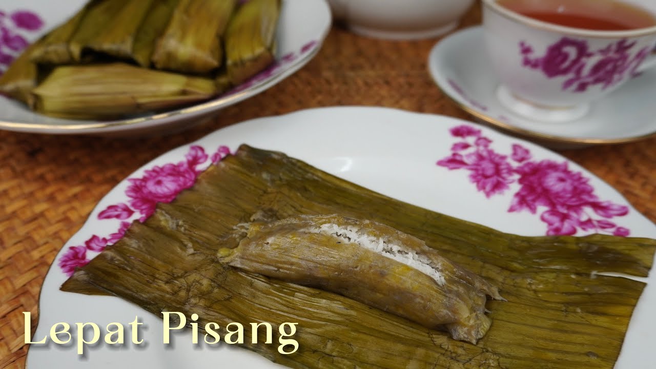 Lepat Pisang lembut, cara mudah dengan sukatan cawan - YouTube