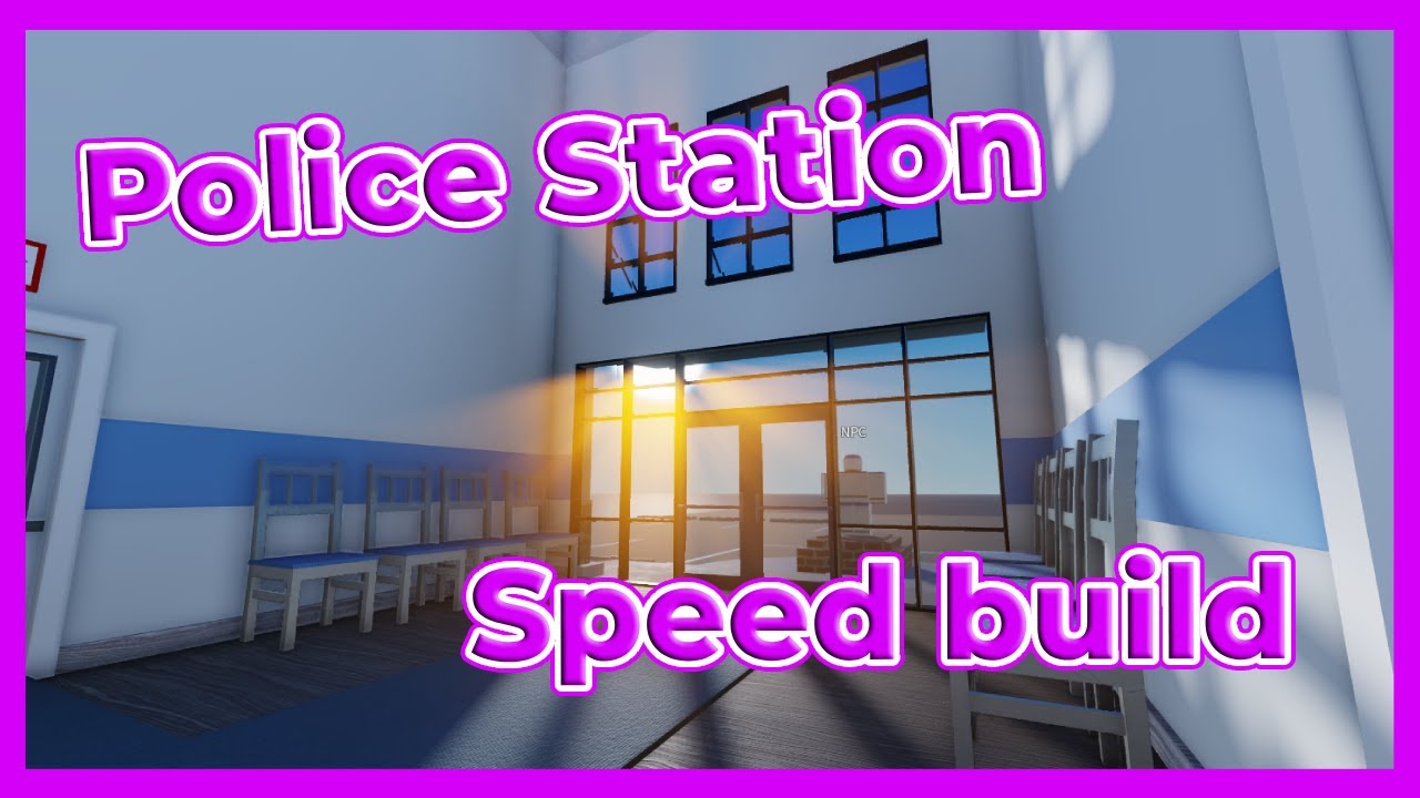 Police Station Speed Build Part Two! - YouTube