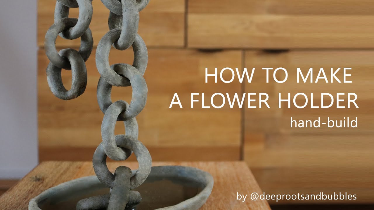 How to make a flower holder - fail (hand-built ceramics) | Snippet ...