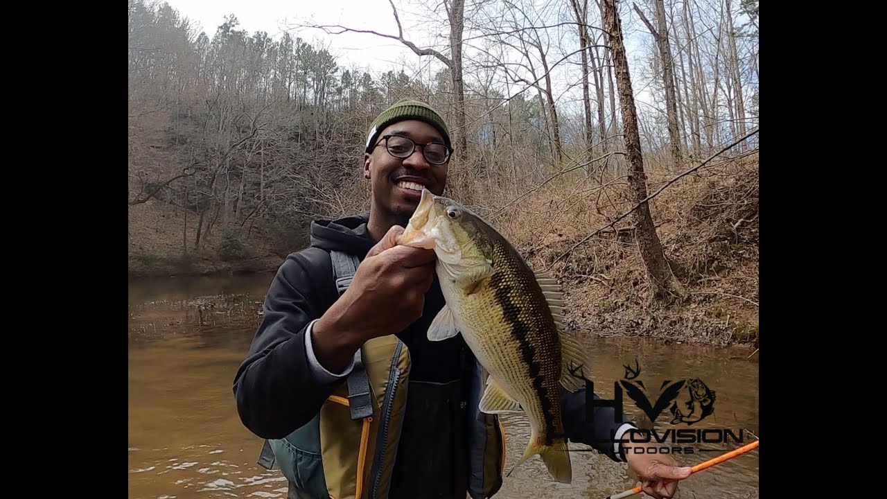 Spotted Bass Fishing in Alabama -- Talladega Creek -- GillSnatchers ...