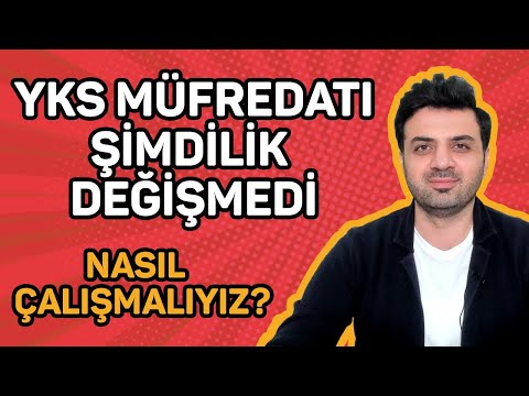 YKS MÜFREDATI ŞİMDİLİK DEĞİŞMEDİ. NASIL ÇALIŞMALIYIZ? (CANLI YAYIN)