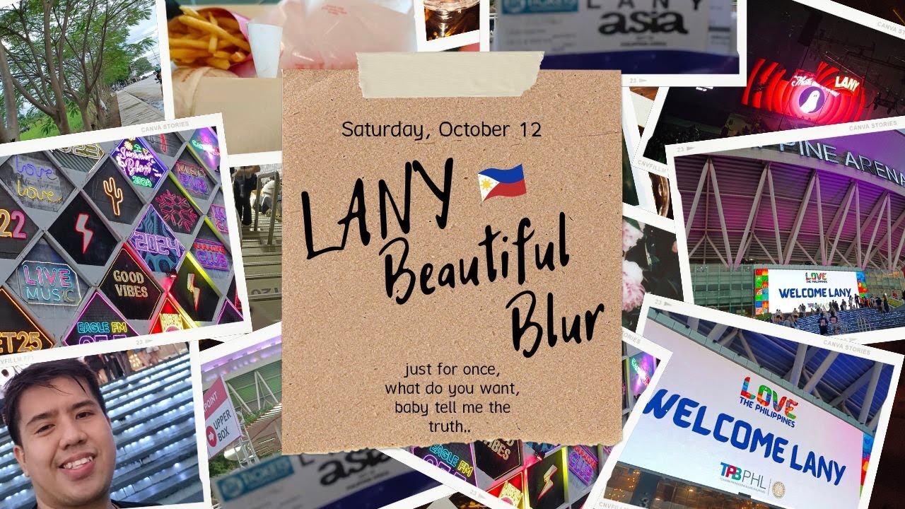 LANY Concert - A Beautiful Blur World Tour MANILA ll PH Arena here in ...
